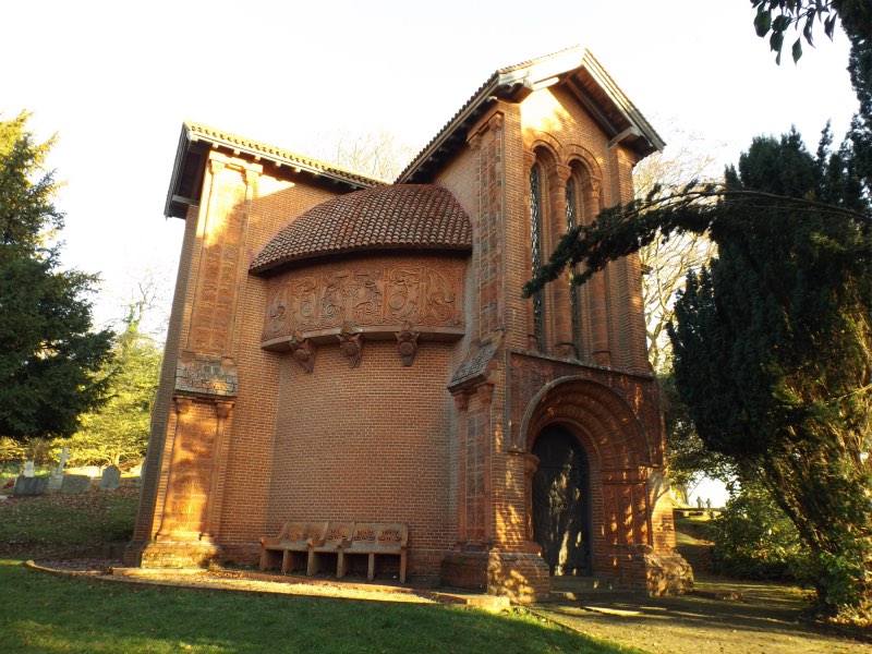Watts Chapel in November | Walking The Pilgrims' Way